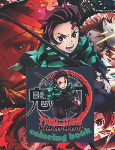 Tanjiro kamado coloring book: coloring book for kids and adults ...