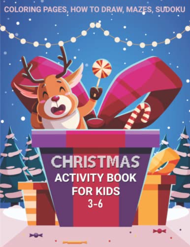 CHRISTMAS COLORING AND ACTIVITY BOOK FOR KIDS: Christmas activity book ...