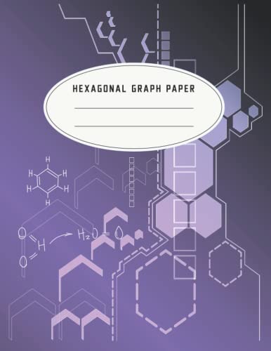Hexagonal Graph Paper: This book help you make Organic Chemistry ...