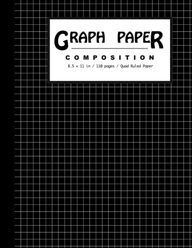 Graph Paper Composition: Graph Paper COMPOSITION, Quad Ruled, Grid ...