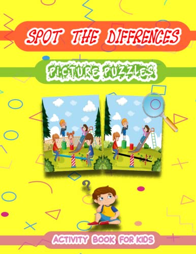 Spot the differences picture puzzles for kids: Activity book Include 30 ...