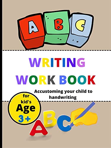 preschool workbook: writing workbook writing work book 1st grade ...