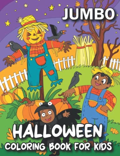 Jumbo Halloween Coloring Book For Kids: 30 Holloween Coloring Book For ...