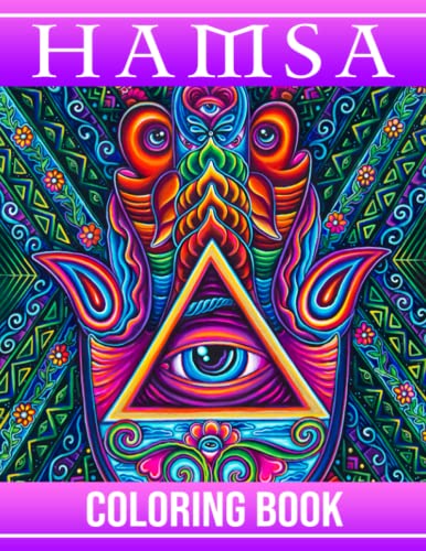 Hamsa Coloring Book: Ideal Coloring Pages With Incredible Illustration ...
