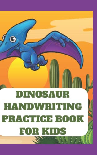 Dinosaur handwriting practice book for kids by Xavier PUBLISHING ...