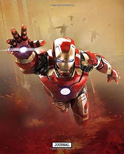 Journal: Tony Stark Iron Man Journal Cute Comic Drawing Photo Art Soft ...