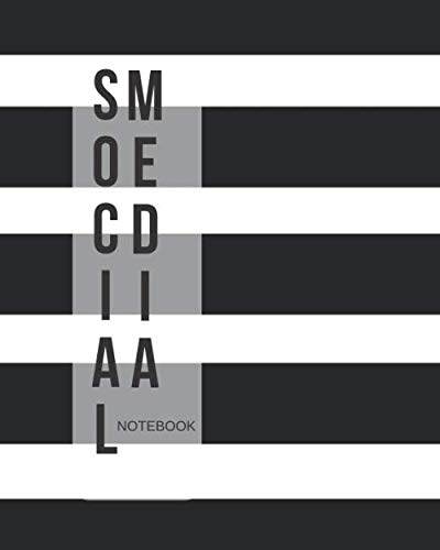 Social Media Notebook: Striped Influencers Journal Planner To Help Keep ...