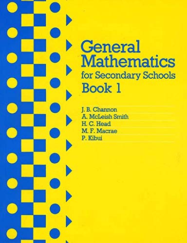 General Mathematics for Secondary Schools: Book 1 by J. Channon | Goodreads