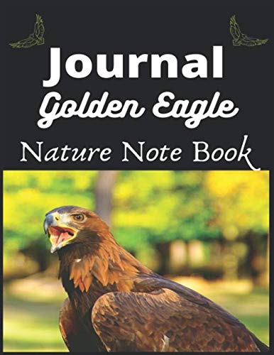 Journal:Golden eagle Notebook,Natural notebook.: 100 pages | 8.5" x 11 ...
