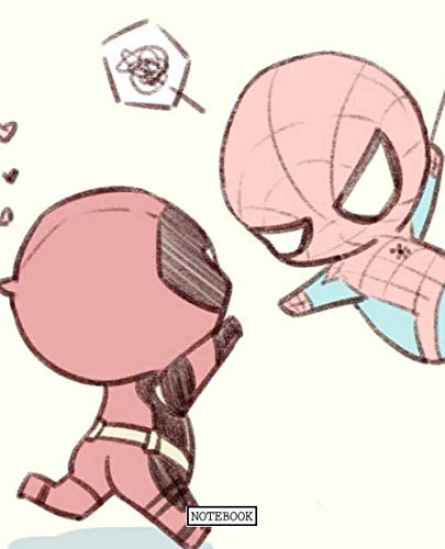 Notebook: Deadpool Notebook Cute Drawing Photo Art Incredible Soft ...