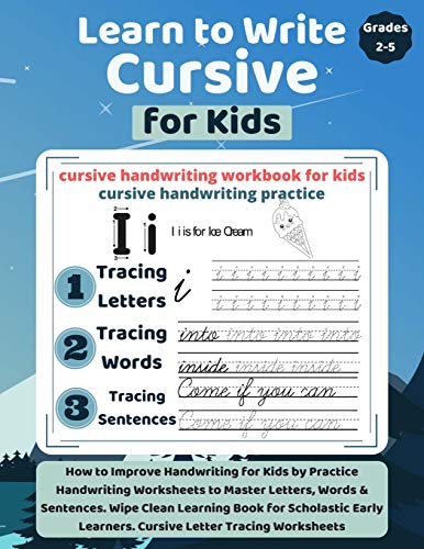 Learn to Write Cursive for Kids: How to Improve Handwriting for Kids by ...