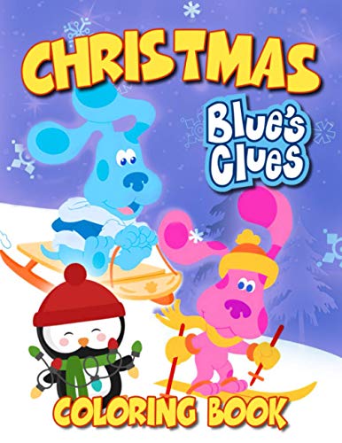 Blue‘s Clues Christmas Coloring Book: Fascinating Color By Number Book ...