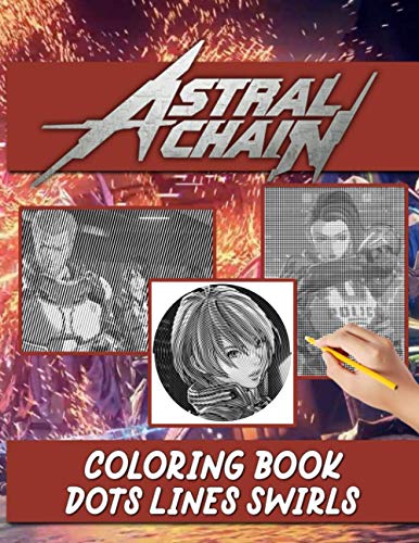 Astral Chain Dots Lines Swirls Coloring Book: Fantastic Adults New Kind ...