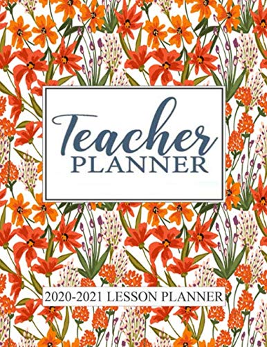 Teacher Planner: Weekly & Monthly Academic Agenda 7 Period Teacher ...