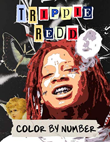 Trippie Redd Color By Number: Amazing Color By Number Book With Unique ...