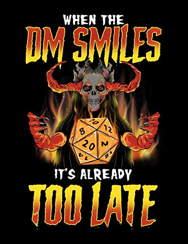 When the DM Smiles It's Already Too Late: Funny DM Blank Sketchbook to ...