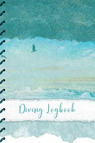Diving Log: Scuba Diving Log Book: Sea and Birds Cover - Perfect size ...