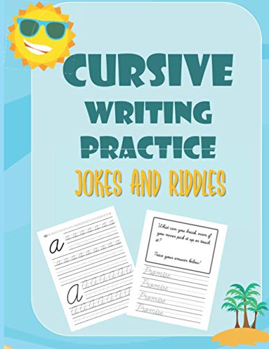 Cursive Writing Practice: Jokes and Riddles: Handwriting Practice Book ...