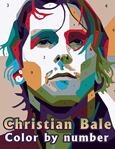 Christian Bale Color By Number: Batman from Dark Knight Trilogy and ...