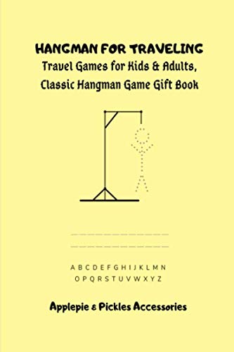Hangman for Traveling: Travel Games for Kids & Adults Classic Hangman ...