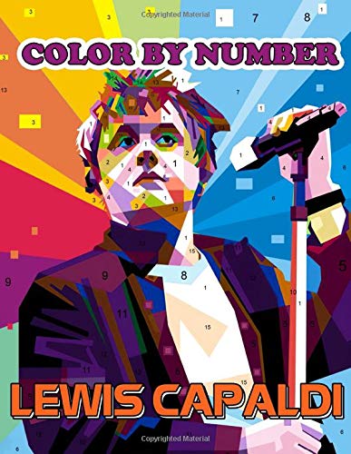 Lewis Capaldi Color By Number: Inspirational Artist Singer Music Color ...