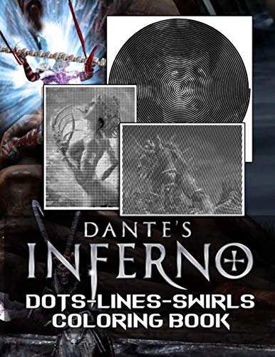 Dantes Inferno Dots Lines Swirls Coloring Book: Dantes Inferno ...