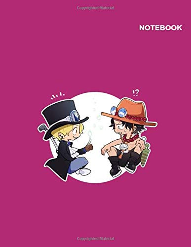 One Piece Anime Luffy Notebook Cover: College Ruled paper, 110 Pages ...