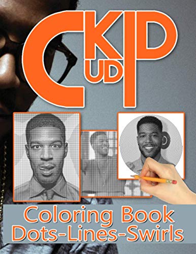Kid Cudi Dots Lines Swirls Coloring Book: Kid Cudi Great Gift Diagonal ...