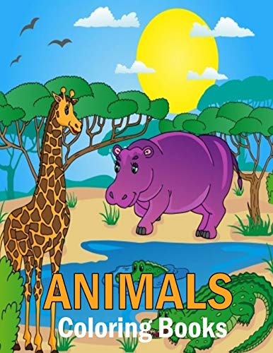 Animals Coloring Books: An Adult Coloring Book with Fun, Easy, and ...