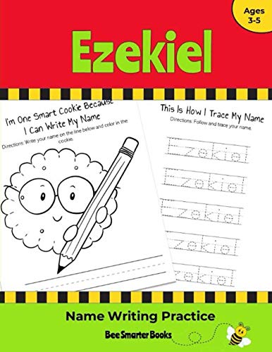 Ezekiel Name Writing Practice: Personalized Name Writing Activities for ...