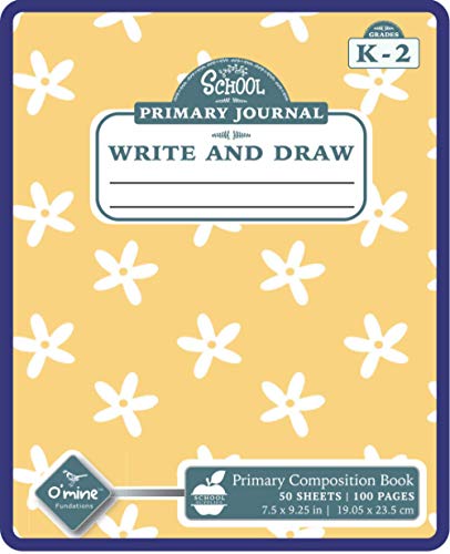 O’Mine Lefty Notebooks | Kindergarten Journal with Drawing Area and ...