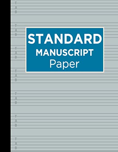Standard Manuscript Paper: Aqua Blue Manuscript Music Notation Paper ...
