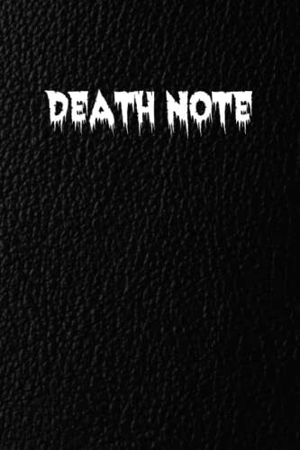 DEATH NOTE: Notebook, 6х9, Leather Imitation Cover, with 120 Lined ...