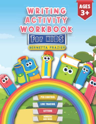 Writing Activity Workbook for Kids: Workbook for Kids with Pen Control ...