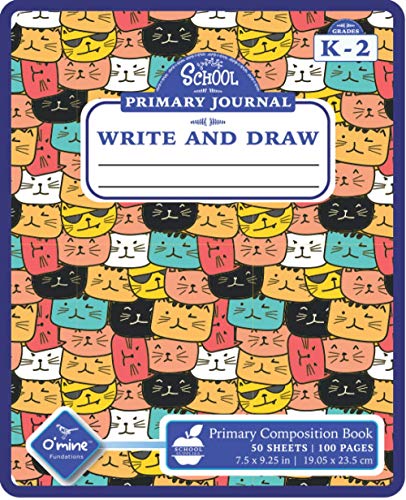 O’Mine Lefty Notebooks | Kindergarten Journal with Drawing Area and ...