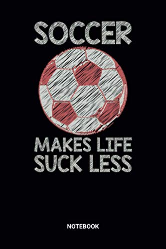 Notebook: Soccer Notebook (6x9 inches) with Blank Pages ideal as a ...