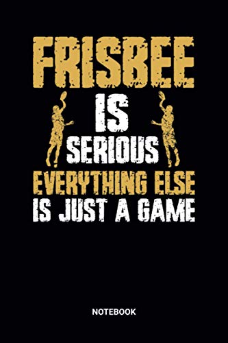 Notebook: Frisbee Themed Notebook (6x9 inches) with Blank Pages ideal ...