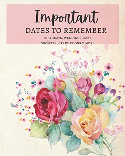 Important date to remember : Event Calendar: birthday log book ...