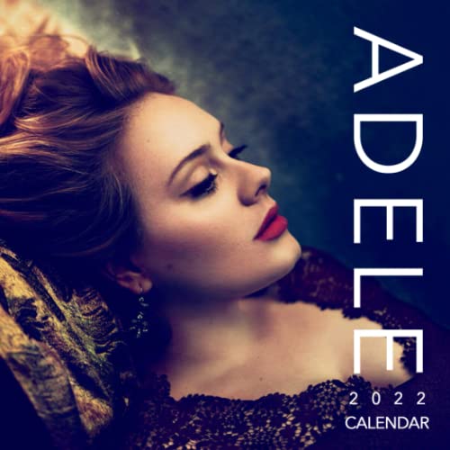 Adele 2022 Calendar: Squared Monthly Calendar Mini Planner 12 Months ...
