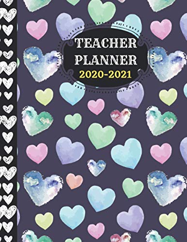 2020-2021 TEACHER PLANNER: Weekly and Monthly Agenda Calendar OR ...