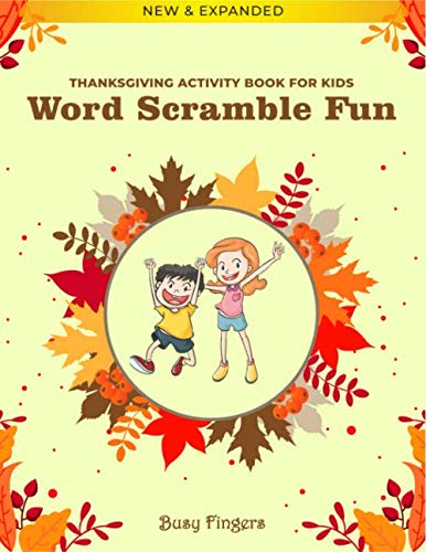 Thanksgiving Book for Kids Word Scramble Fun: Thanksgiving Gifts for ...