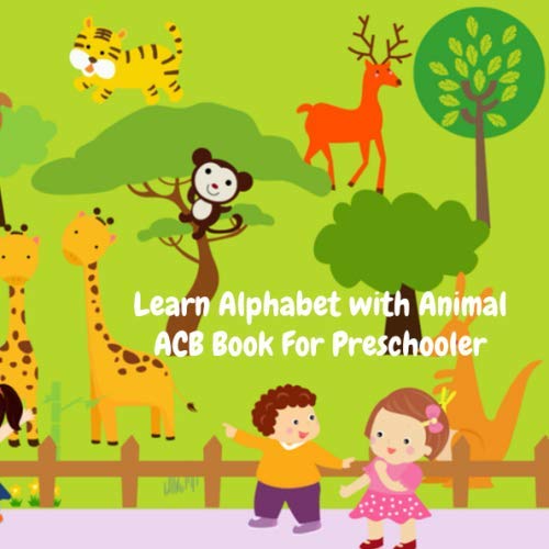 Learn Alphabet with animal Abc Book for Preschooler: Trace Alphabet ...