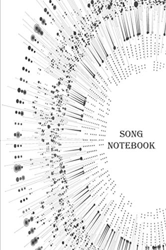 SONG NOTEBOOK: Lyrics Notebook - Journal Gift, 100 Pages, 6x9, Cover ...