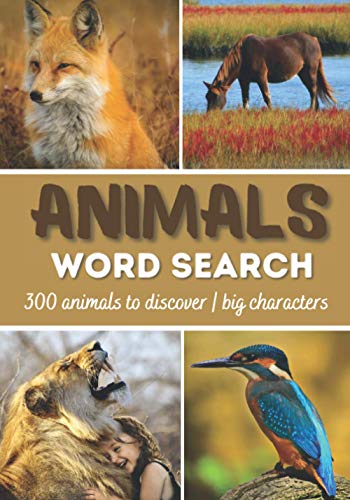 Animals word search: The Best Animals Word Search | 40 Large Print ...