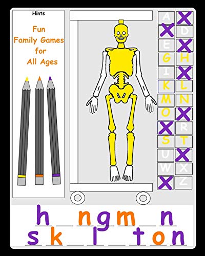 Fun Family Games for All Ages: Hangman Alternative A pen and paper ...