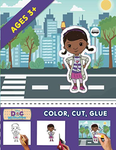 Doc McStuffins Color, Cut, Glue: Make Learning Fun for Kids Ages 3 ...