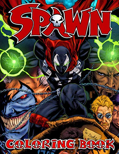 Spawn Coloring Book: The Crayola Spawn Coloring Books For Adults Colouring Page by Jaxson Jones ...