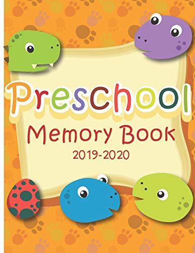 Preschool Memory Book 2019-2020: Personalized keepsake journal, School ...