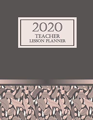 2020 Teacher Lesson Planner: Weekly and Monthly Agenda Calendar ...