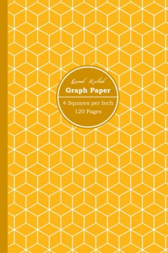 Quad Ruled Graph Paper: 4 Squares per Inch 120 Pages by Josephine ...